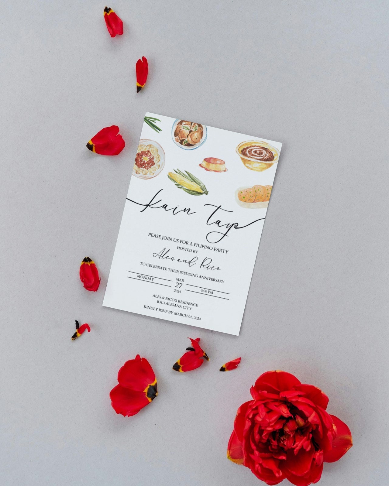 Invitation Birthday Filipino Theme Party Philippines Invite Template ...