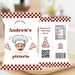 Checkered Pizza Chip Bag Box Custom Face Printable White Red Pizza ...
