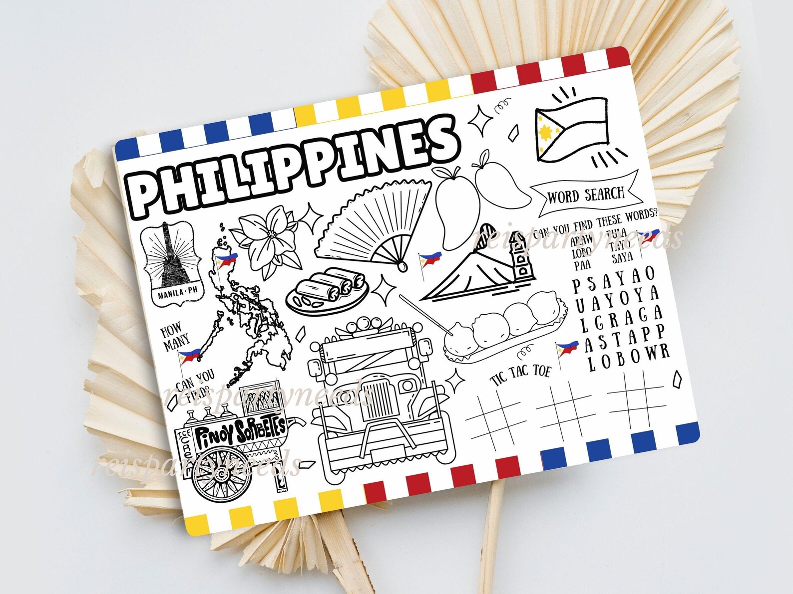 Philippines Activity Printables for Kids- Philippines I Spy Game ...