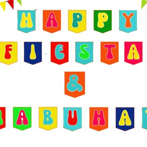 Happy Fiesta and Mabuhay Banner Bunting - Etsy