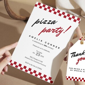 Pizza Birthday Party Welcome Sign Editable Template, Pizza Making Party ...