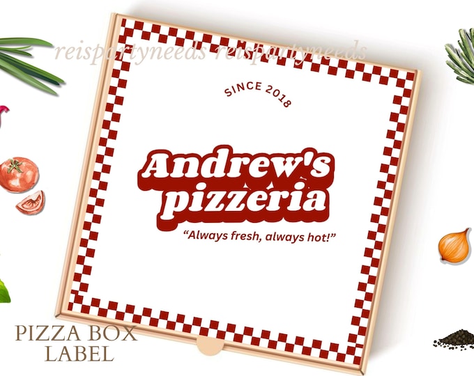 Custom Pizza Boxes - Etsy