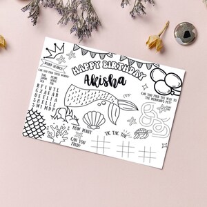 Printable Mermaid Coloring Page Coloring Book for Girls, Adults, Teens ...