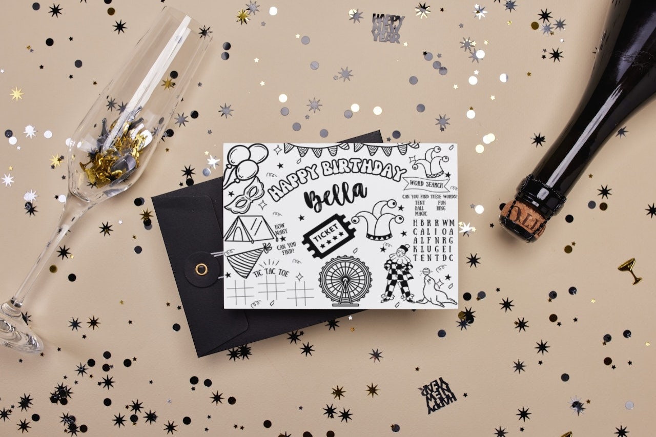 Circus Carnival Adventures: Printable Coloring Pages for Kids - Etsy