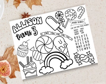 Sweets Coloring Pages for Kids, Sweets Printable, Coloring Pages of Ice ...