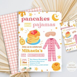 Printable Pancake Party Games Bundle, Pancakes and Pajamas, Pancake Day ...