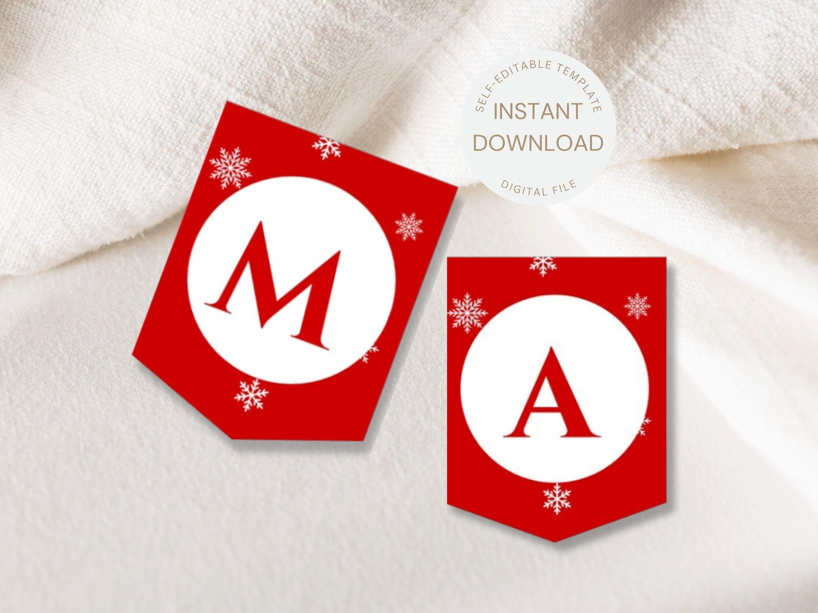 Maligayang Pasko Banner PRINTABLE Christmas Bunting Filipino - Etsy