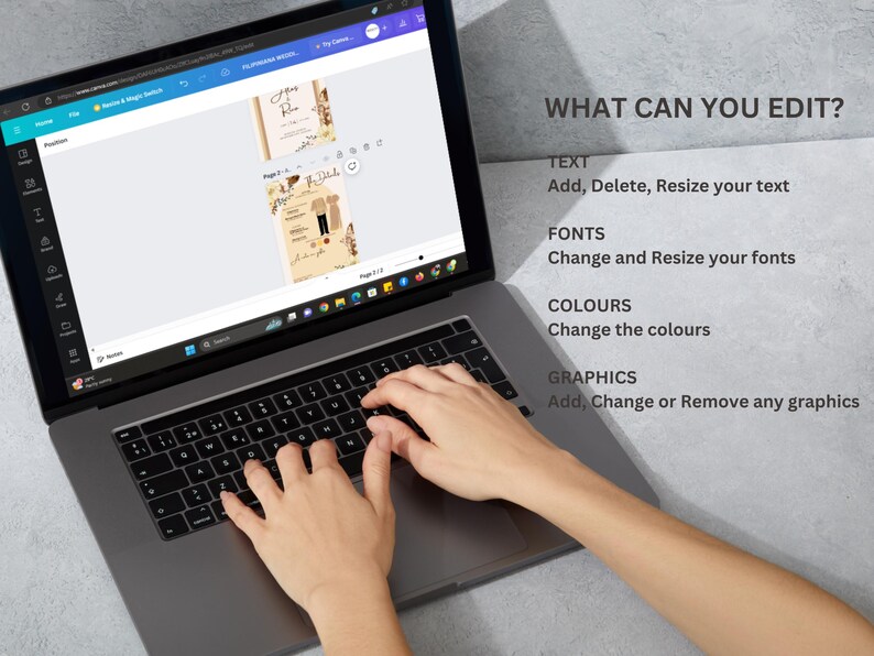 Modern Filipiniana Wedding Invitation Template Filipino Wedding ...