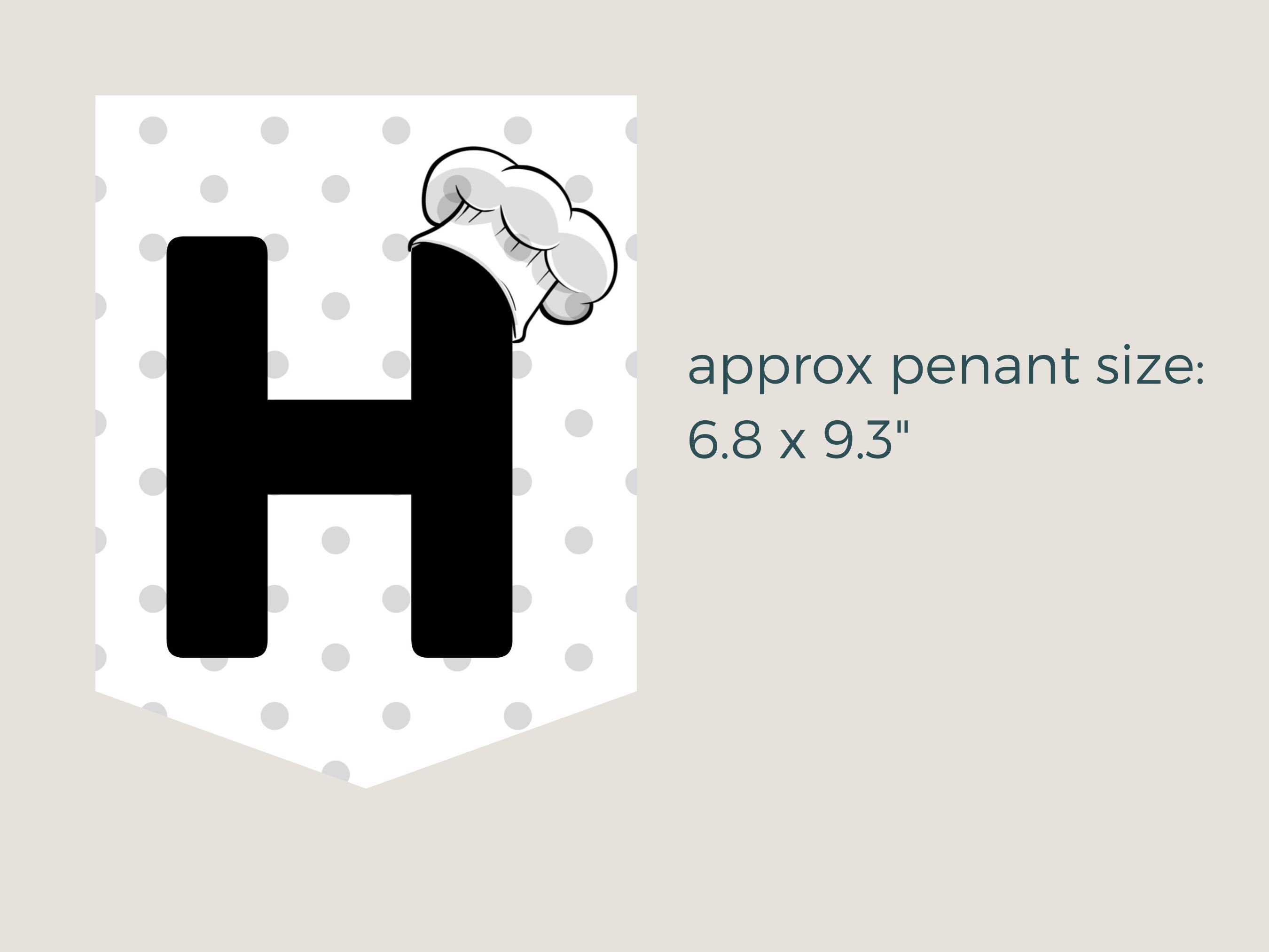 Printable Cooking Banner Chef Birthday Banner Happy Birthday Chef Chef ...