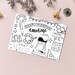 Art Party Birthday Printable Coloring Page Art Party Favor Art Party ...