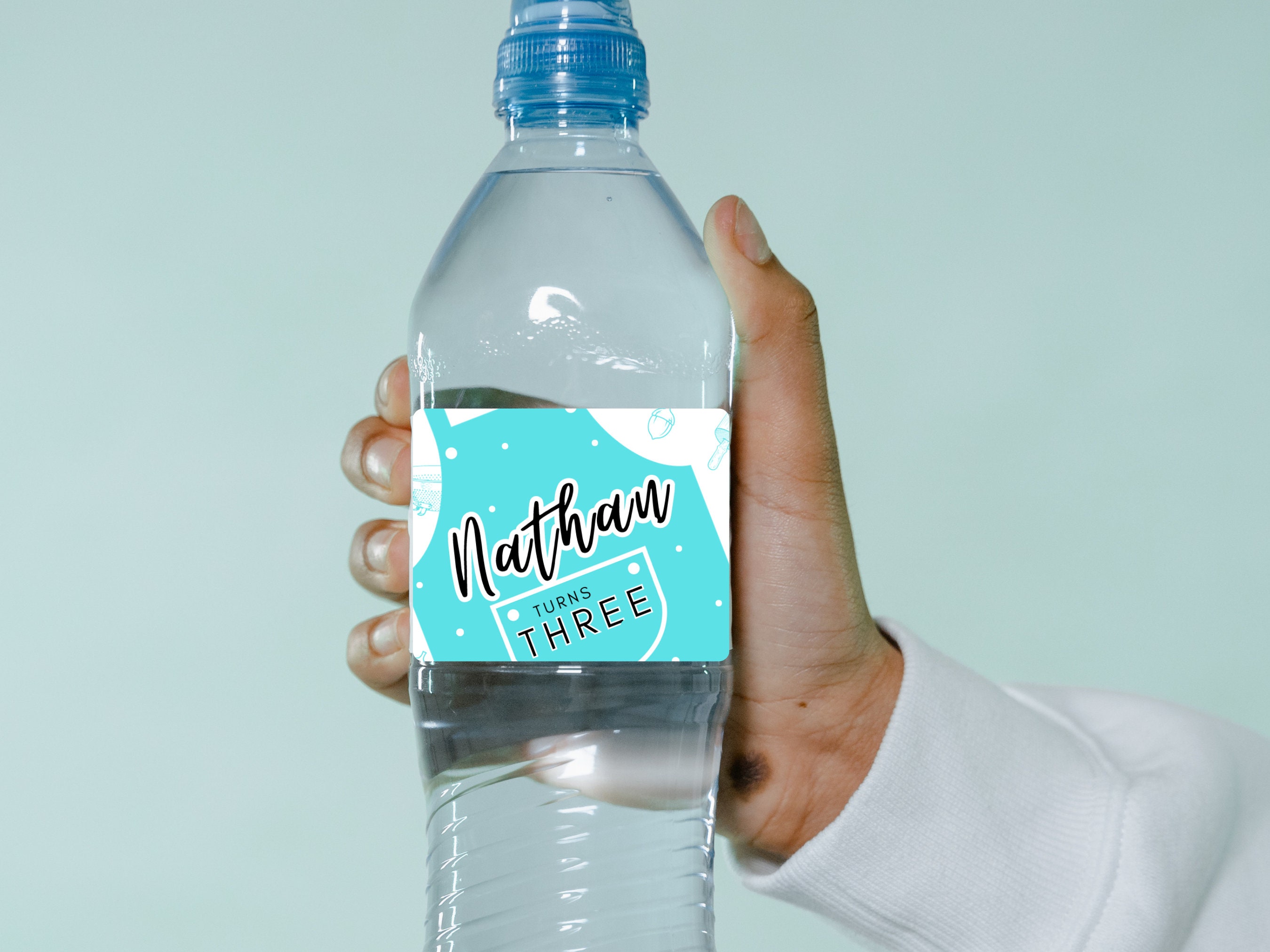 Cooking Party Water Bottle Label, Chef Party, Bakery Birthday Party ...