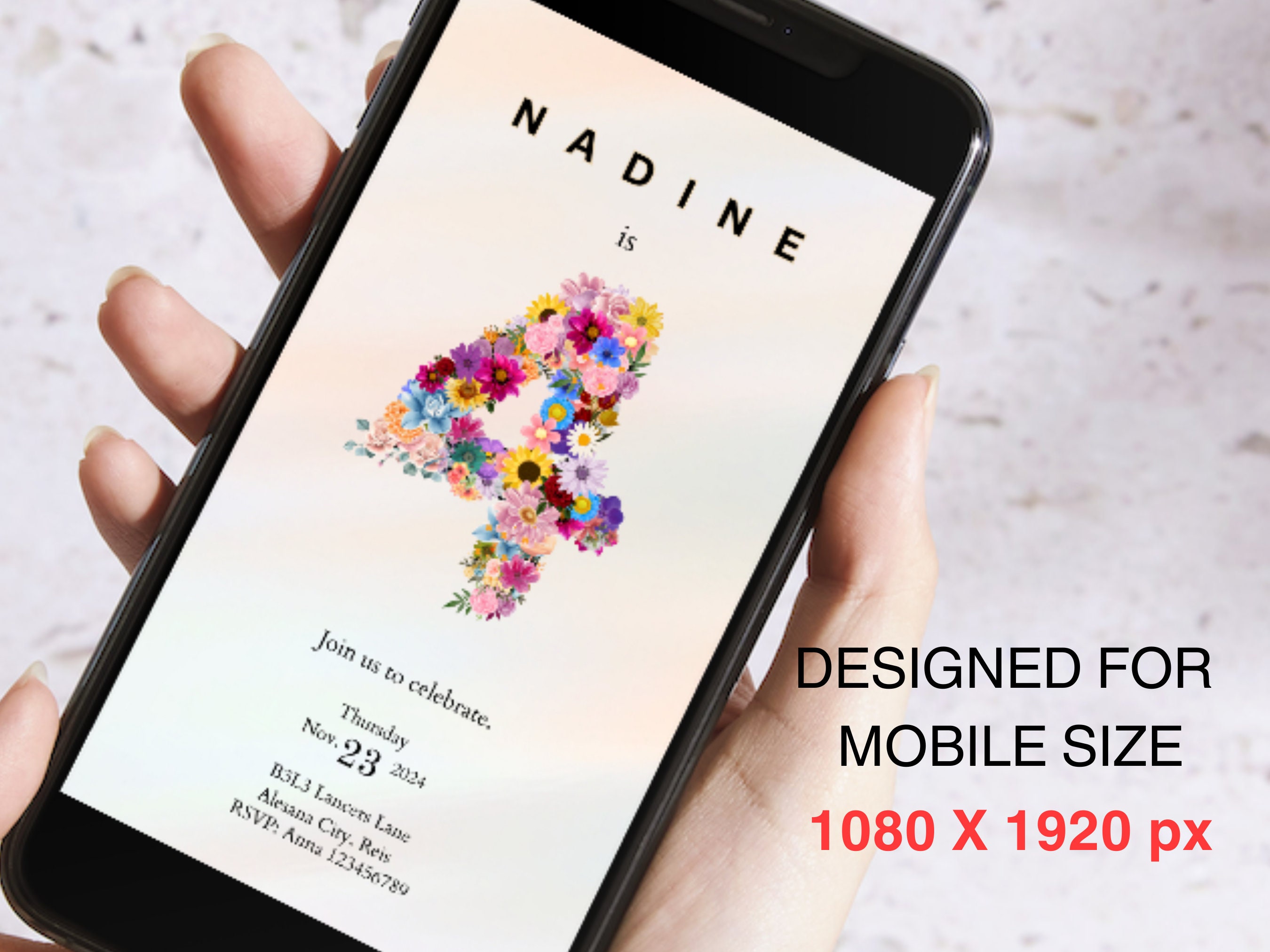 Custom Made Invitation, Personalized Electronic Invite, Create Any ...