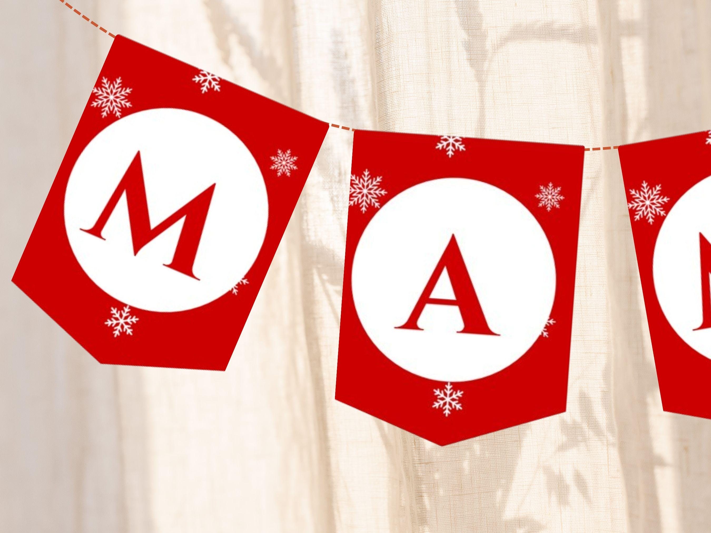 Maligayang Pasko Banner PRINTABLE Christmas Bunting Filipino - Etsy