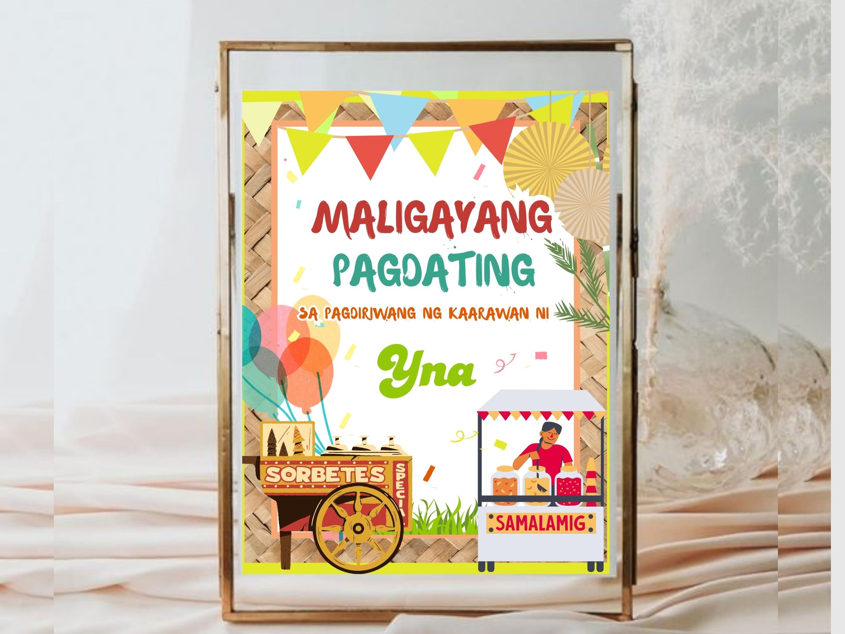 Editable Filipino Fiesta Theme Party Bundle Birthday Invitation ...