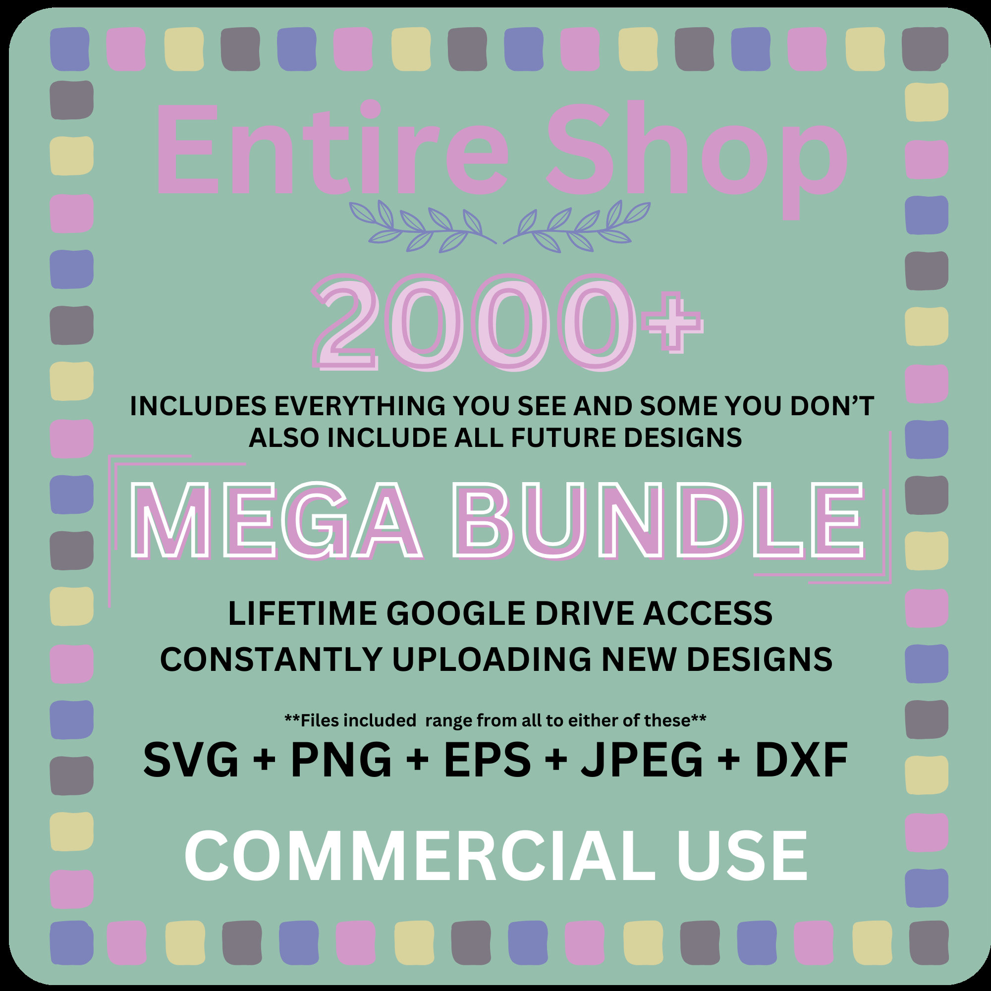 Whole Shop Bundle Svg, Mega Svg Bundle, Entire Shop Svg Bundle, T-shirt ...