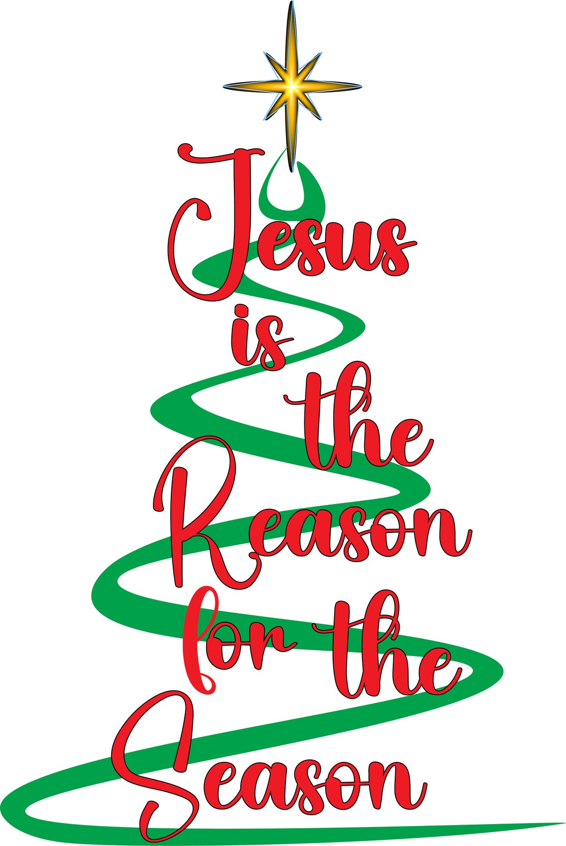Jesus is the Reason for the Season Svg, Faith Christmas Png, Merry ...