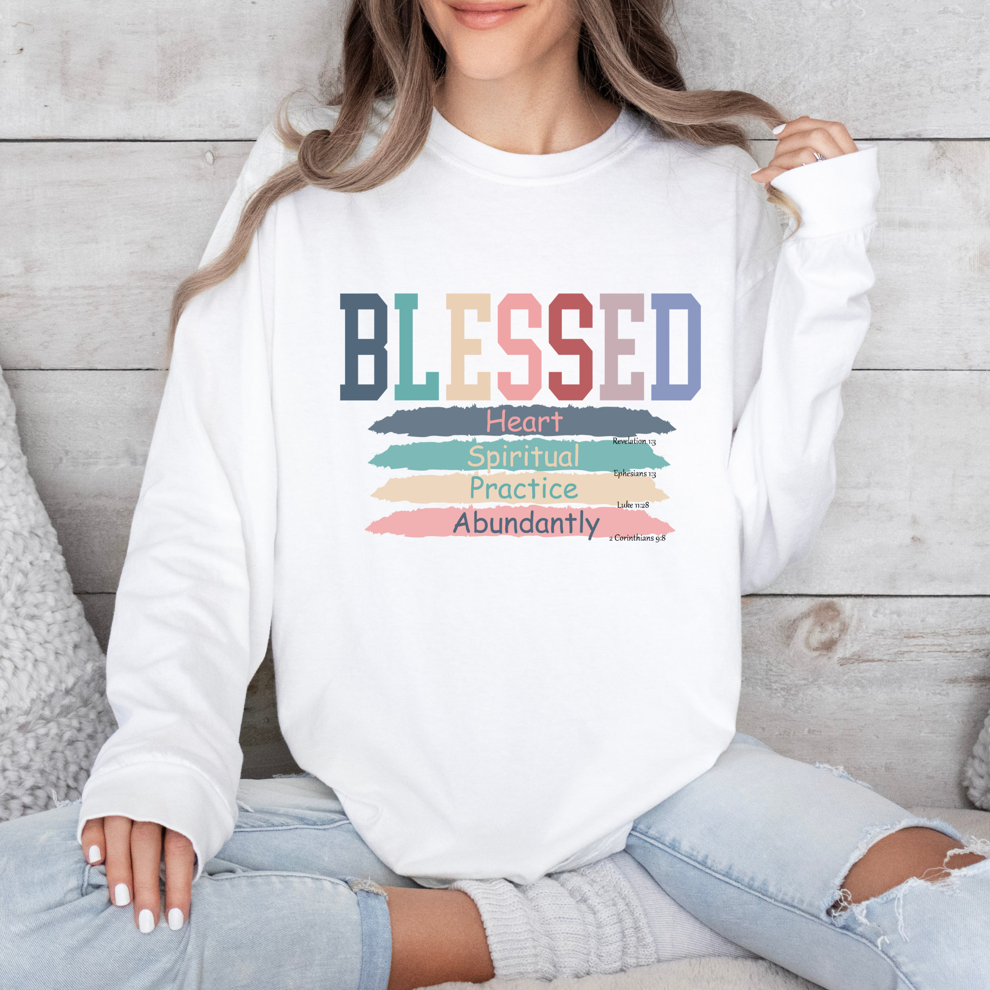 Retro Blessed Png,retro Blessed Bundle, Elegant Boho Christian Bundle ...