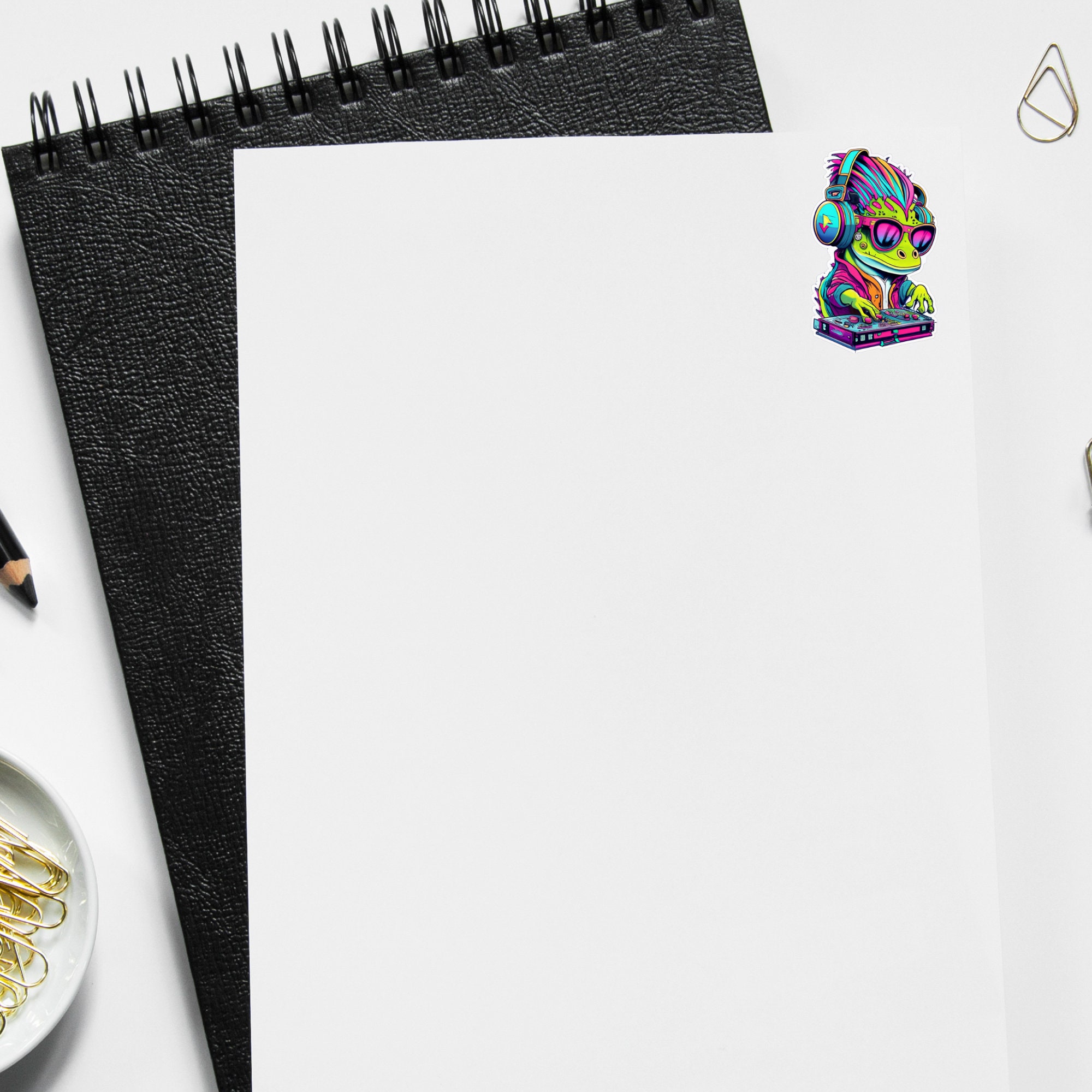 DJ Lizard Fire Turntables PNG Graffiti T-shirt, Sticker Digital File ...