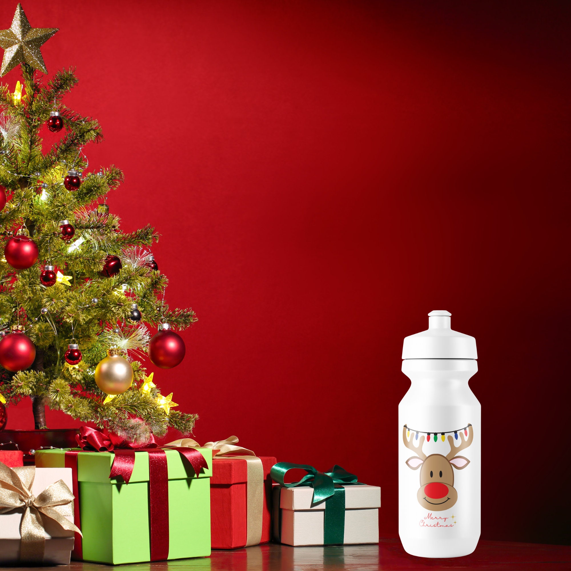 Merry Christmas Reindeer Svg, Cute Christmas Reindeer Svg Cut Files and ...