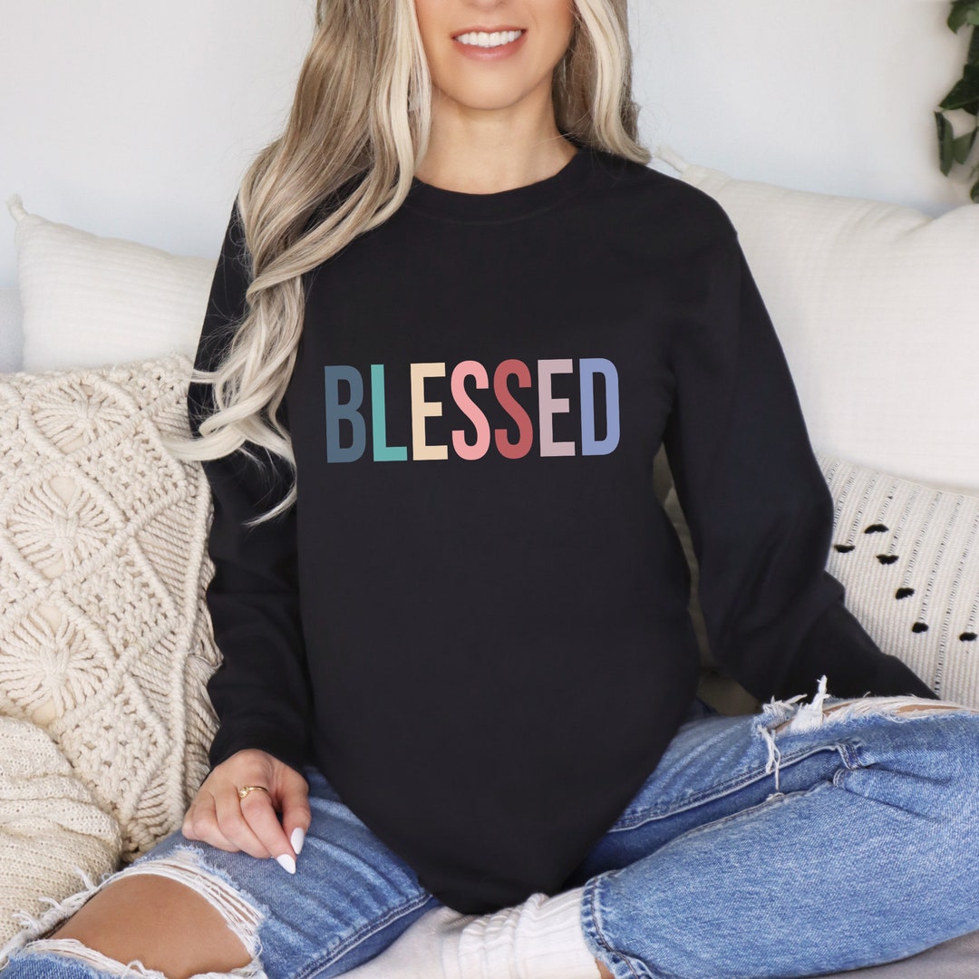 Retro Blessed Png,retro Blessed Bundle, Elegant Boho Christian Bundle ...