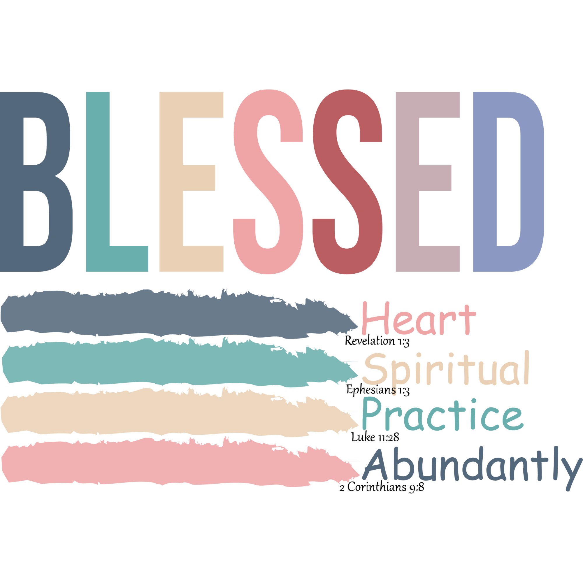 Retro Blessed Png,retro Blessed Bundle, Elegant Boho Christian Bundle ...