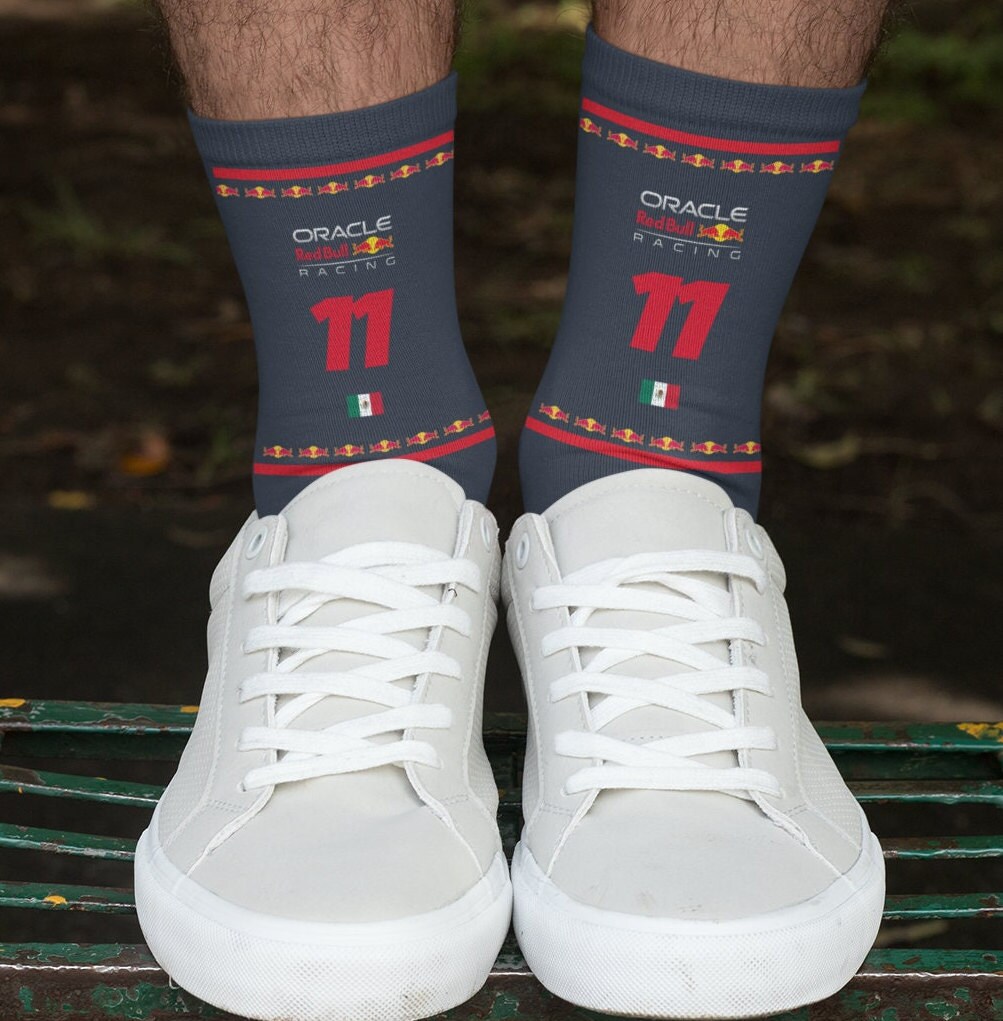 Checo Red Bull Formula One Racing Socks - F1 - Etsy