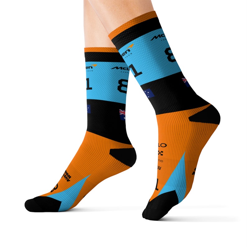 Oscar Piastri Mclaren Formula One Racing Socks - F1 - Etsy