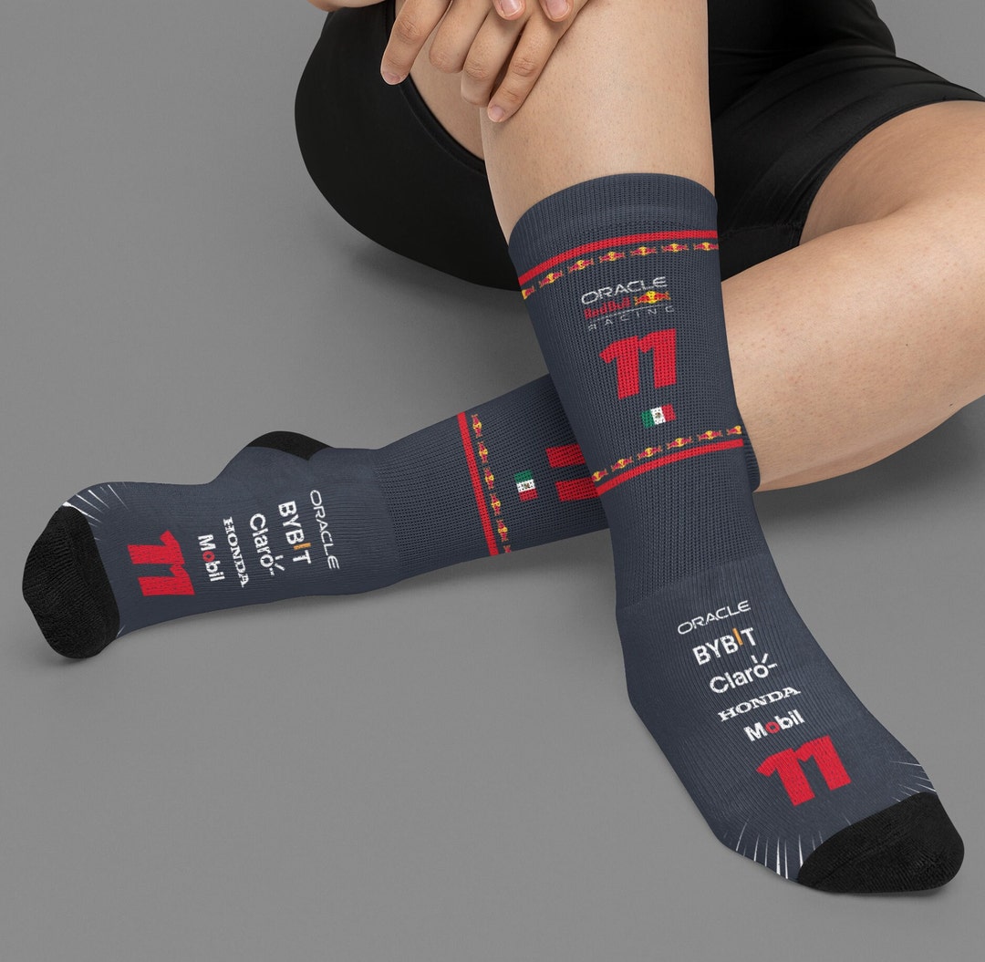 Checo Red Bull Formula One Racing Socks - F1 - Etsy