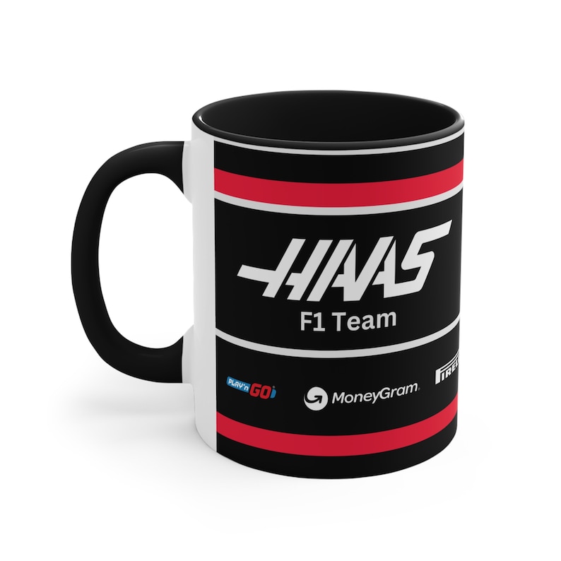 Haas Livery Mug - Formula One - F1 - 11oz - Etsy