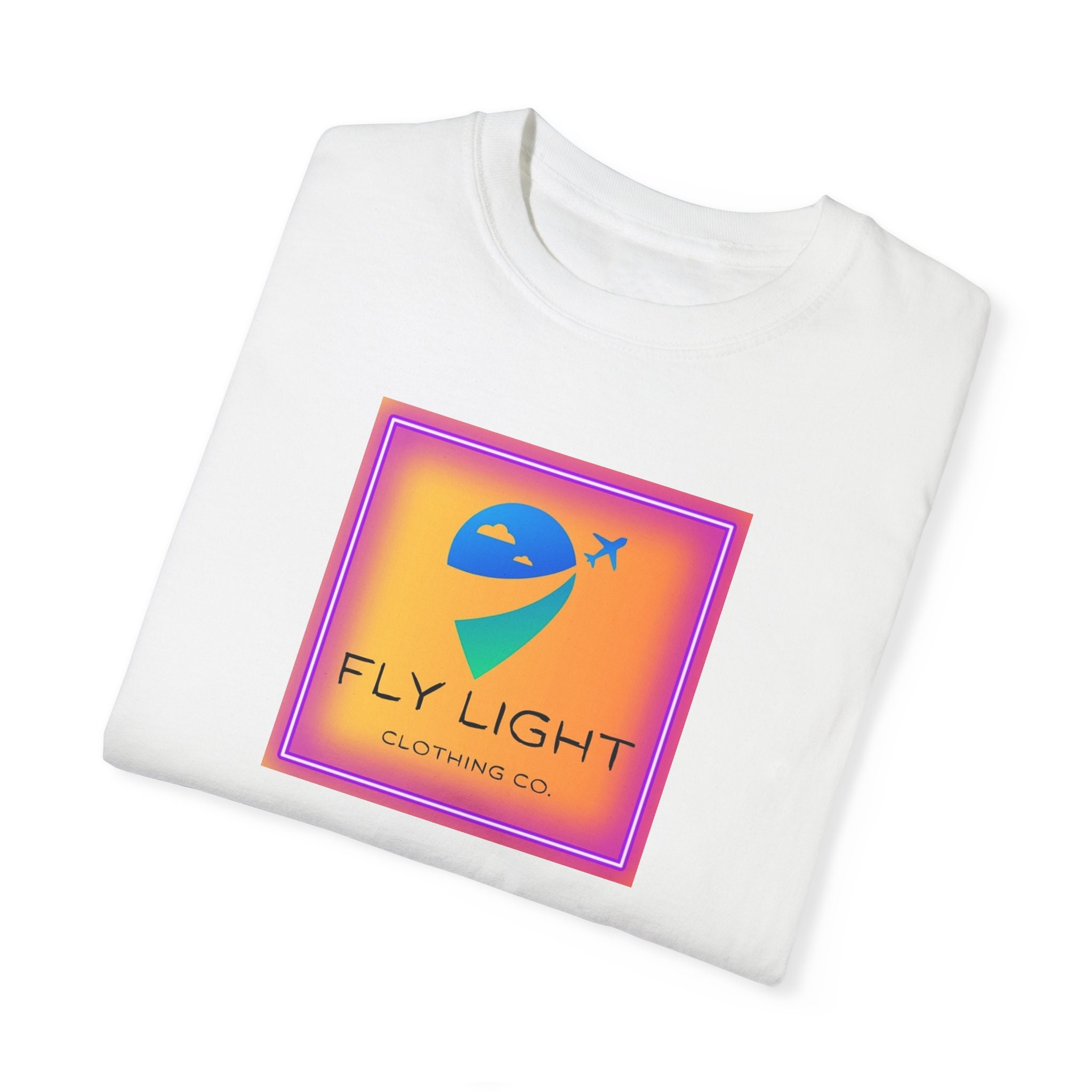 Fly Light Clothing Co. peach Logo Signature Quality Tee - Etsy