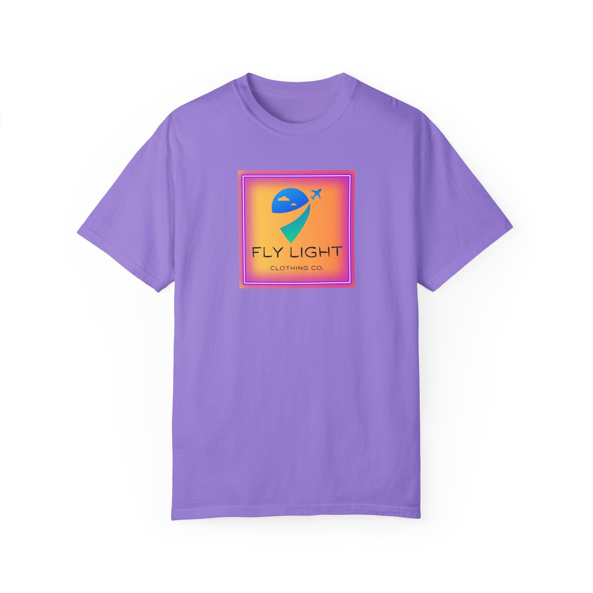 Fly Light Clothing Co. peach Logo Signature Quality Tee - Etsy