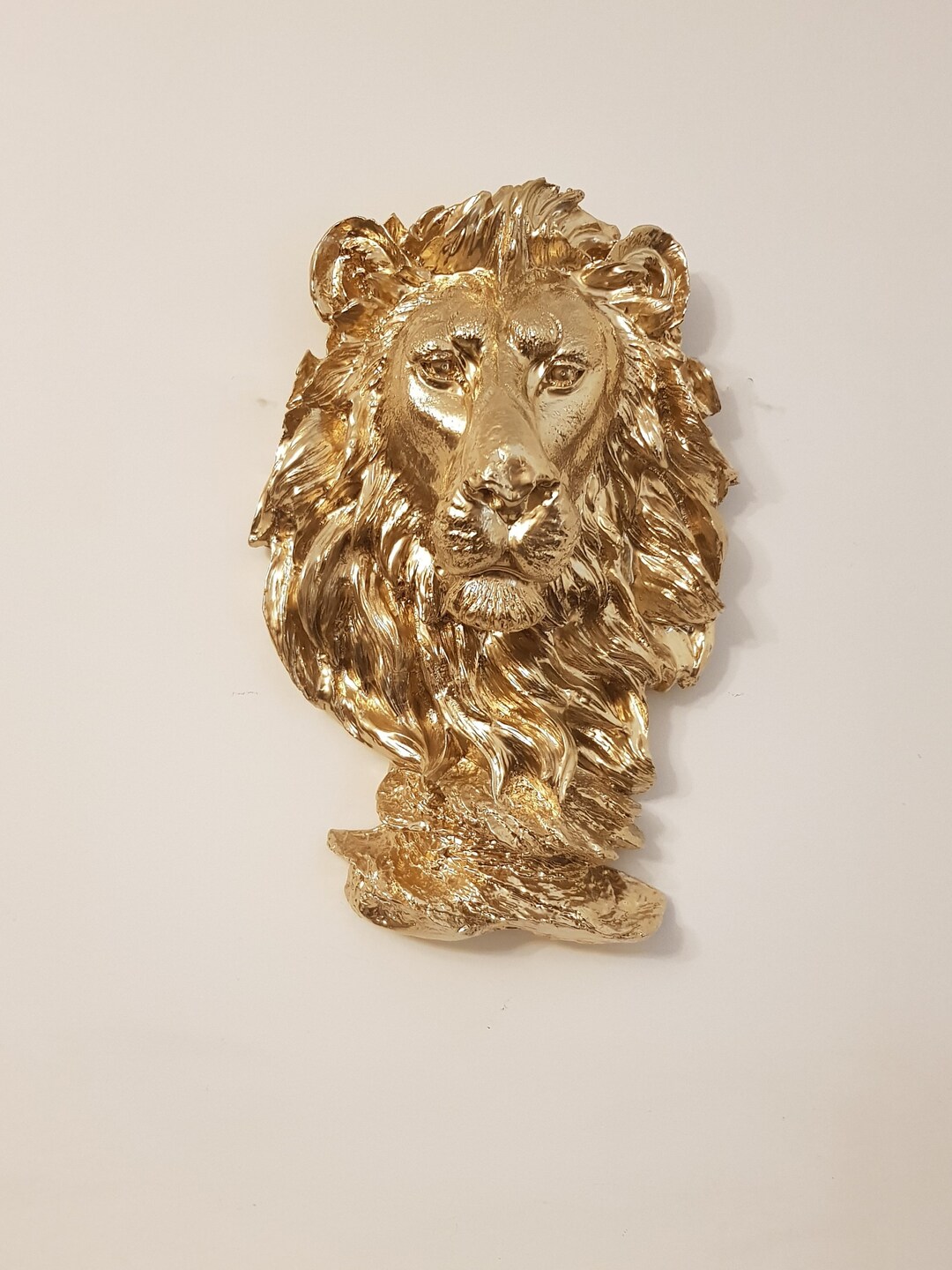 Lion Wall Decor, Lion Head Wall Decor, Lion Sculpture, Animal Figurine ...