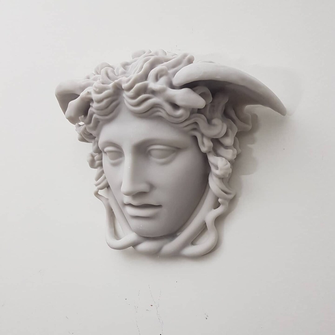 Medusa Wall Statue, Medusa Decor, Greek Statue, Medusa Wall Art, Greek ...