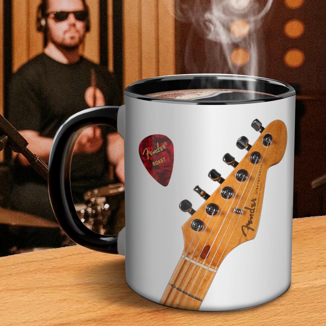 Telecaster Guitar Coffee Mug for Guitarist Fender Stratocaster Guitar ...