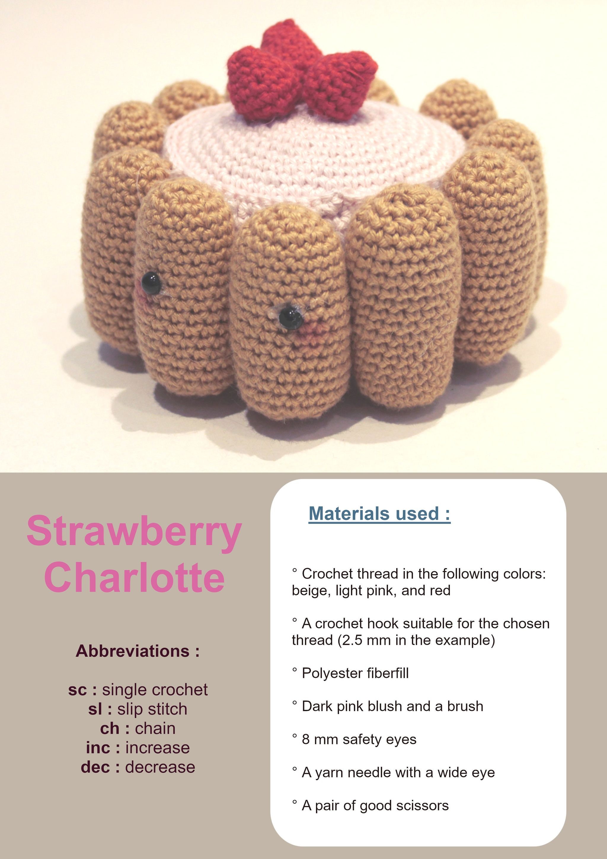 Pastries Amigurumi: Bundle of 5 Crochet Patterns - Etsy