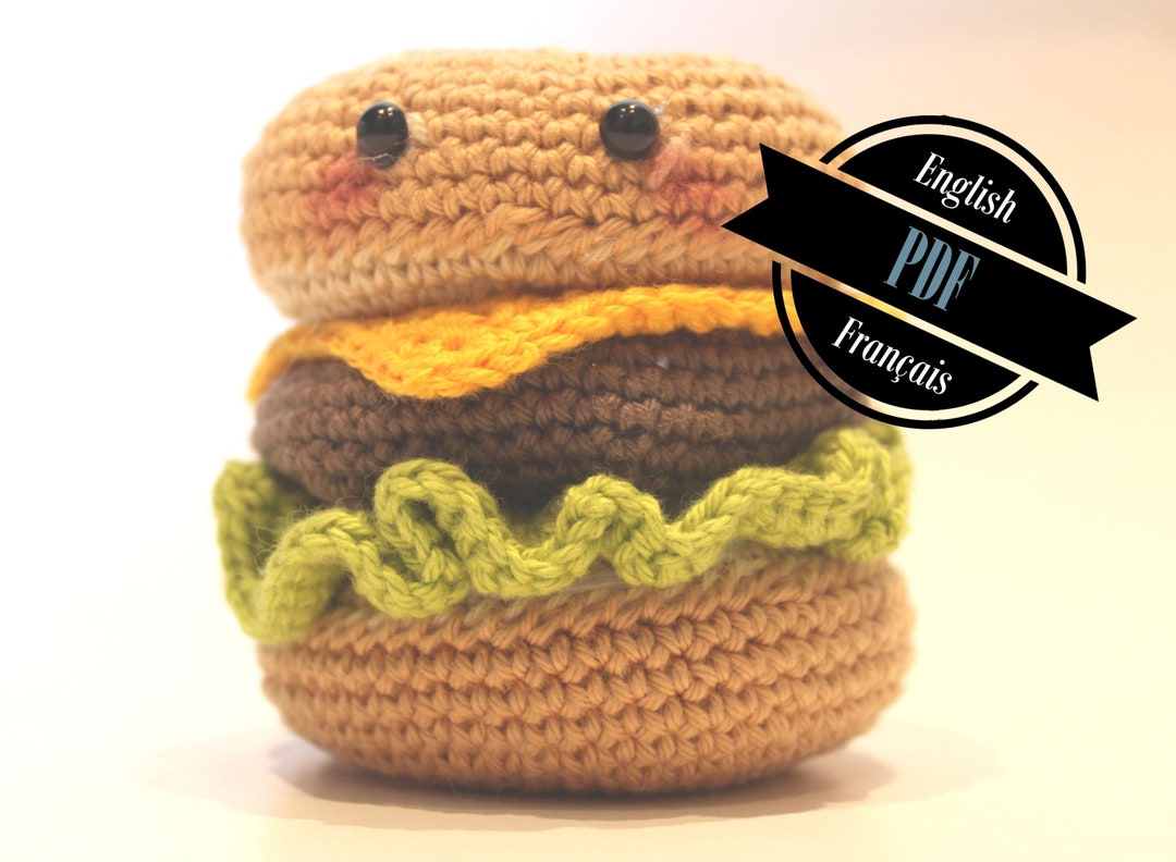 Amigurumi Burger: Crochet Pattern - Etsy