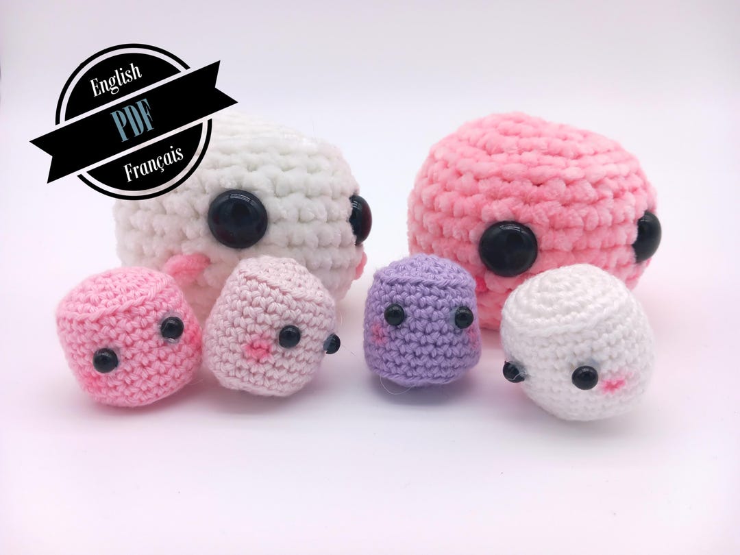 Amigurumi Marshmallow: Crochet Pattern - Etsy