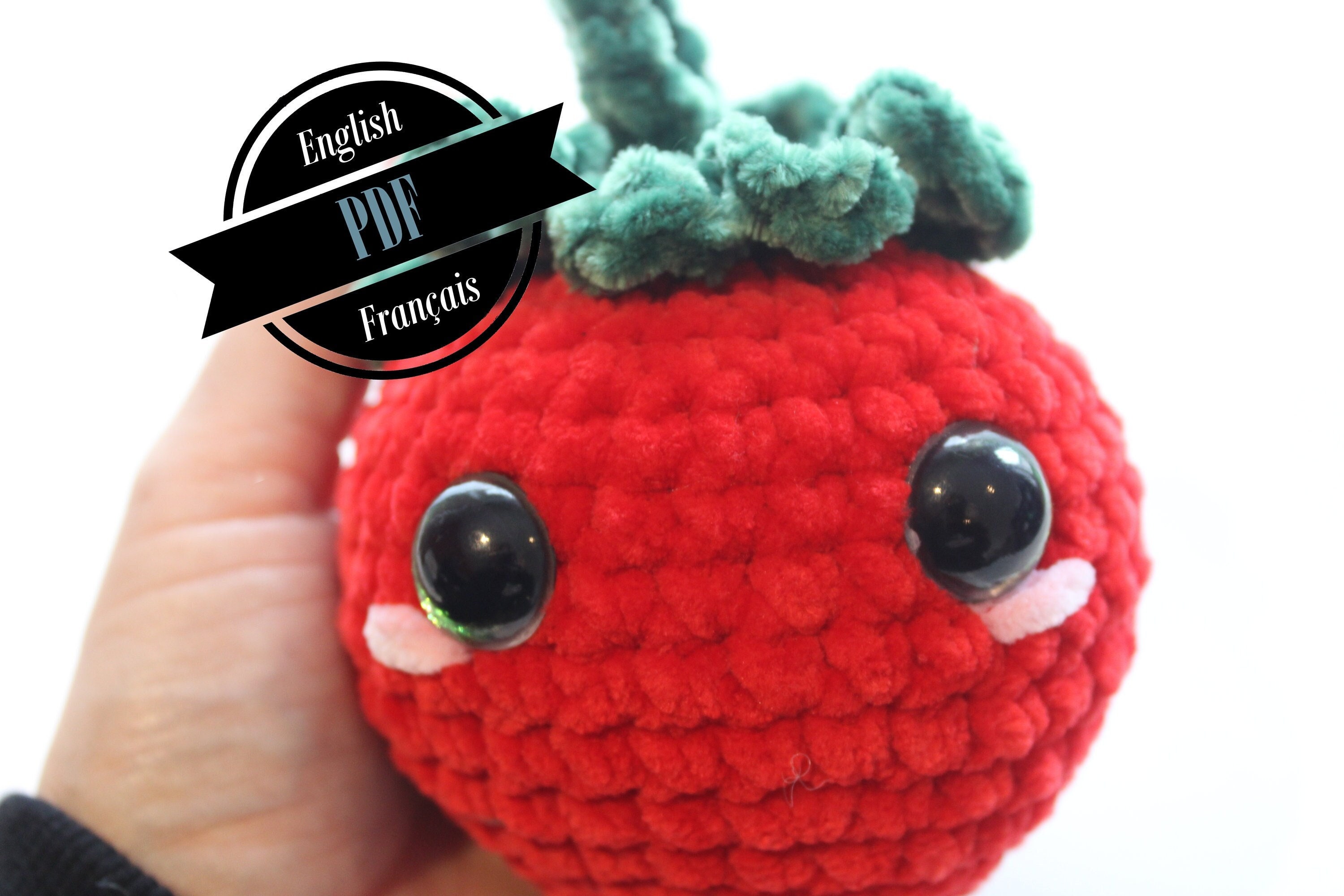 Amigurumi Strawberries: Crochet Pattern - Etsy
