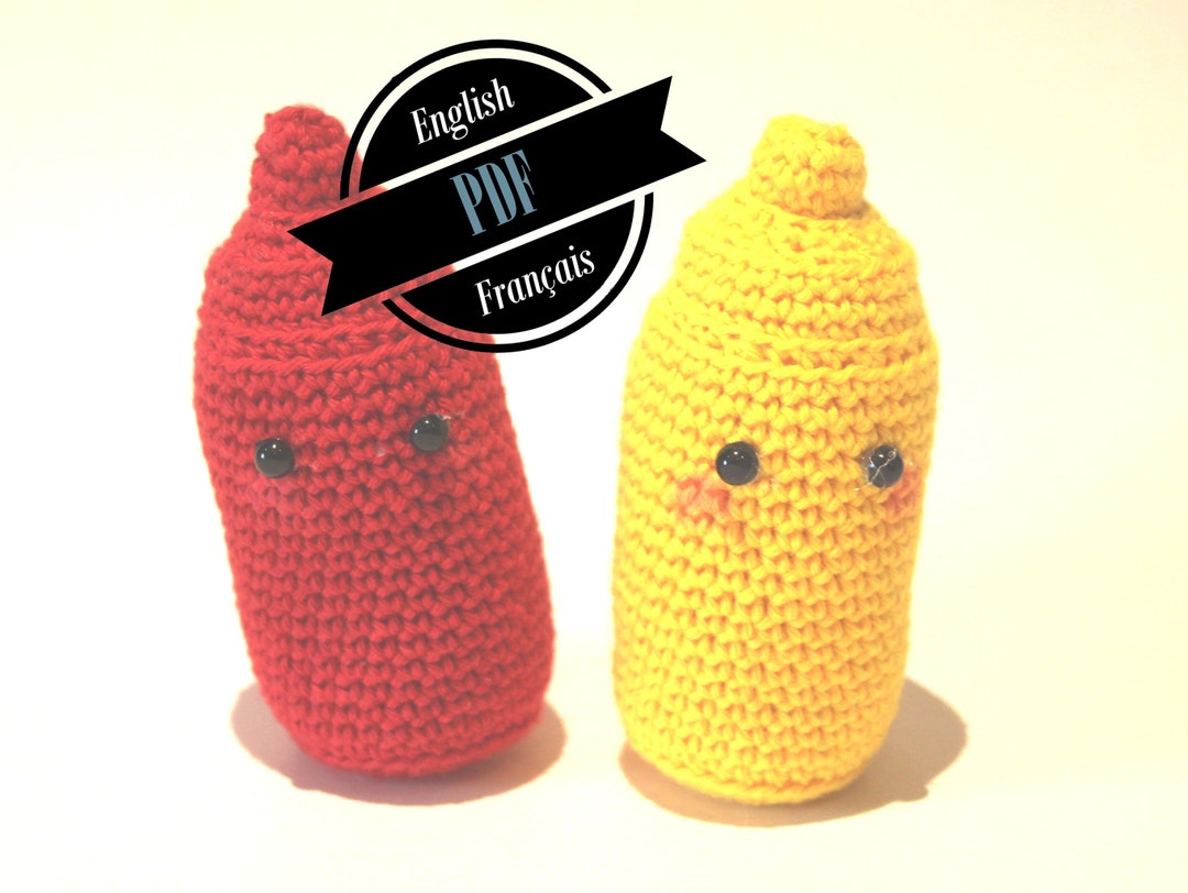 Amigurumi Sauces (condiment): Crochet Pattern - Etsy