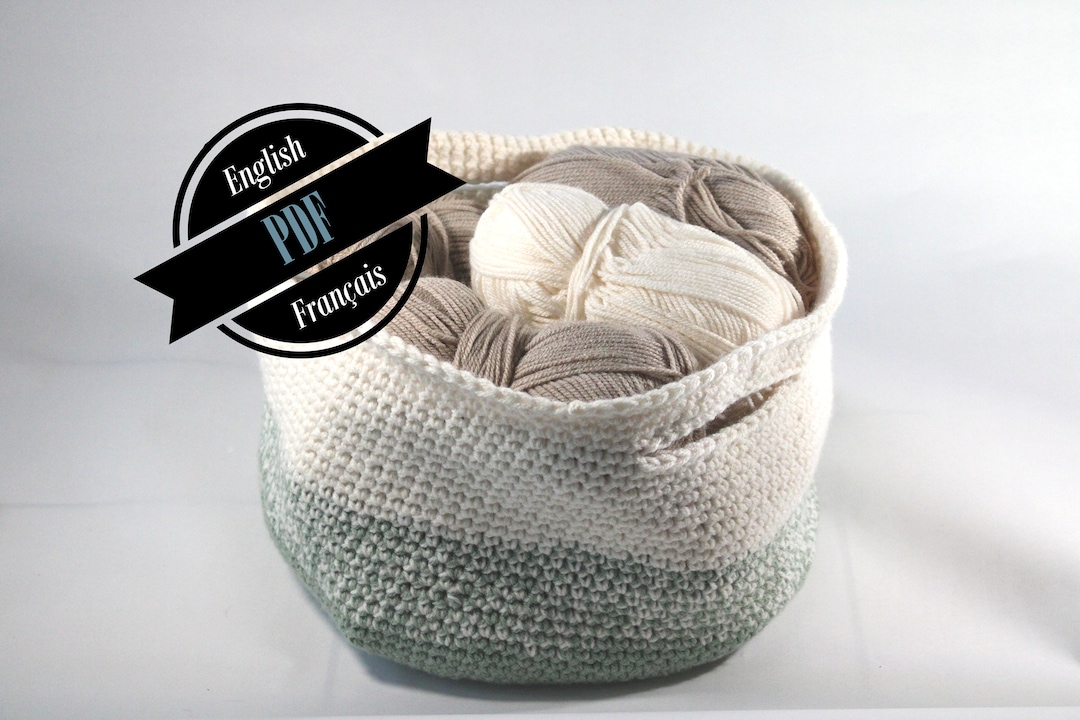 Large Basket: Crochet Pattern - Etsy