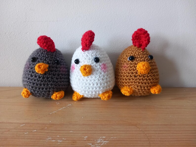 Amigurumi Hens: Crochet Pattern - Etsy