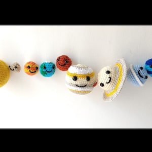 Solar System Mobile Crochet Pattern - Etsy
