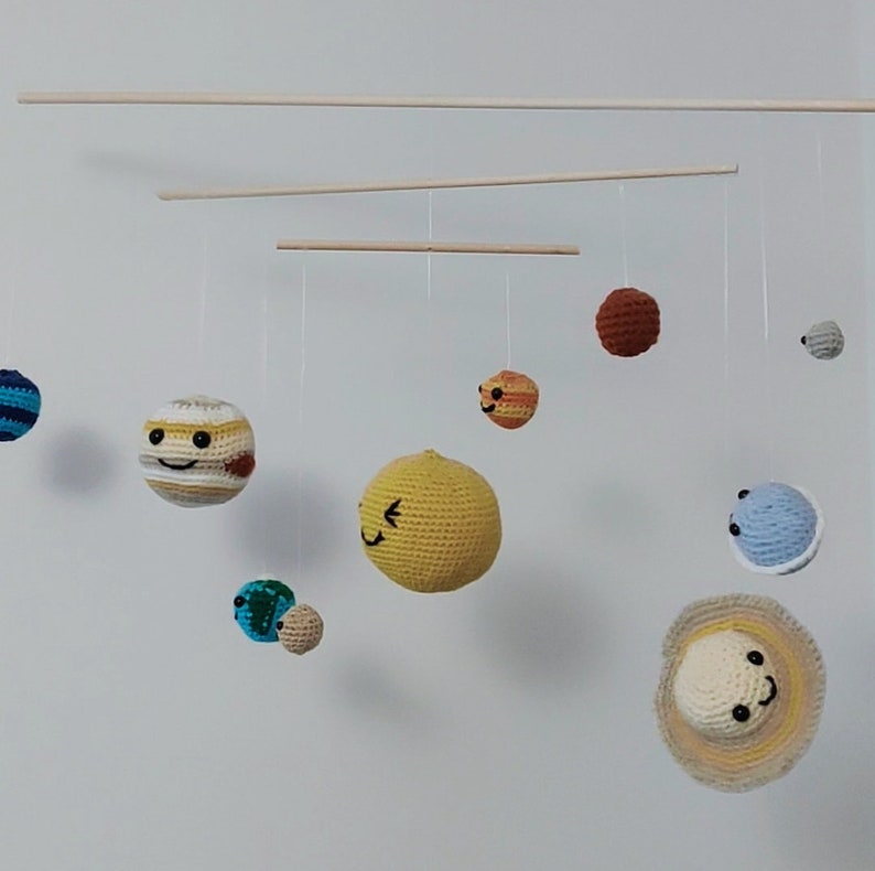 Solar System Mobile Crochet Pattern - Etsy