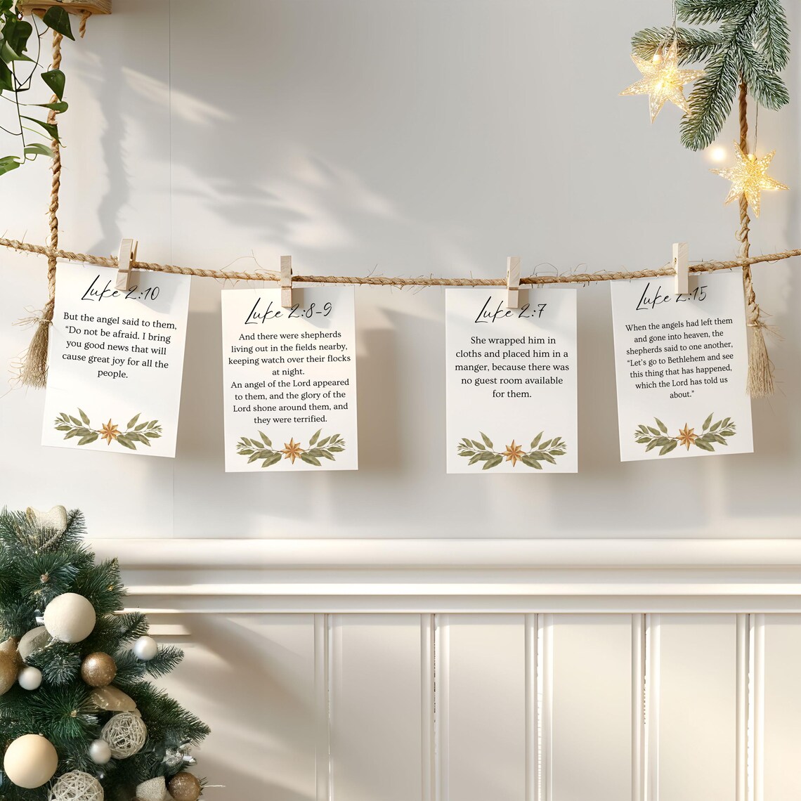Christmas Nativity Advent Calendar With Scripture | Bible Advent Cards ...