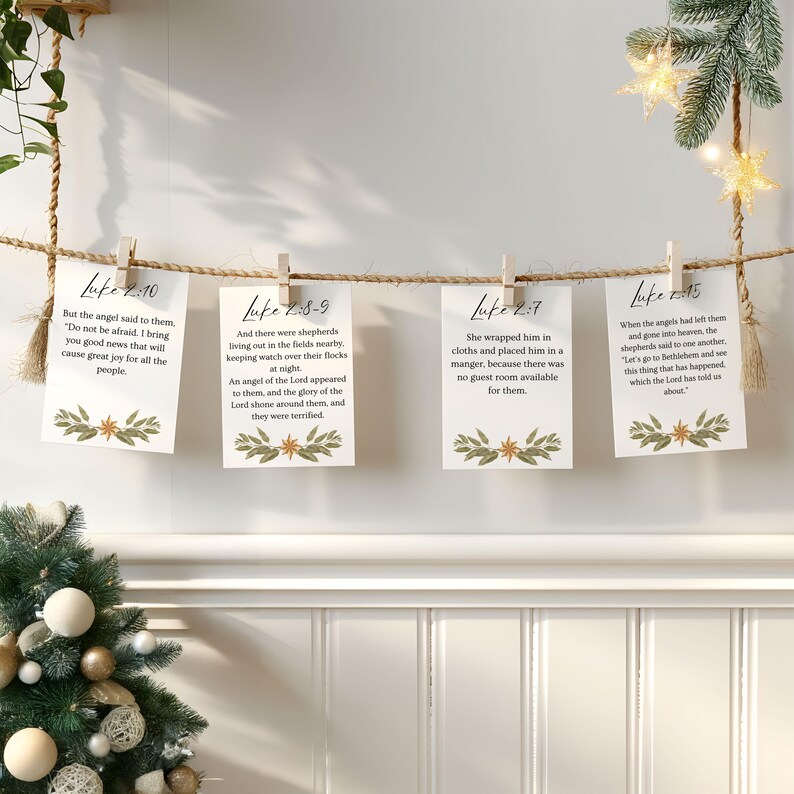 Christmas Nativity Advent Calendar With Scripture | Printable Advent ...