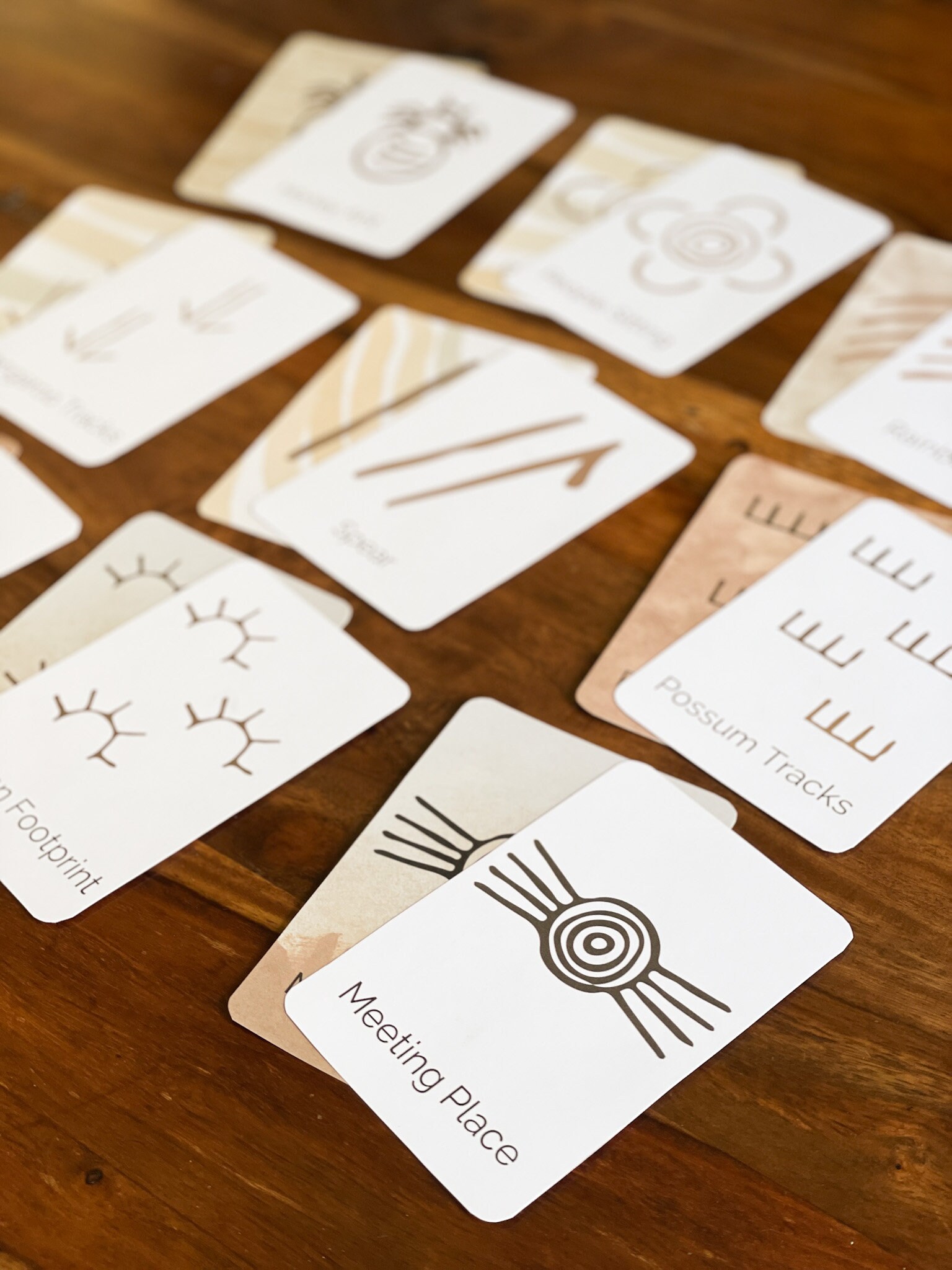 Aboriginal Art Symbols Flash Cards | Indigenous Cards Multicultural ...