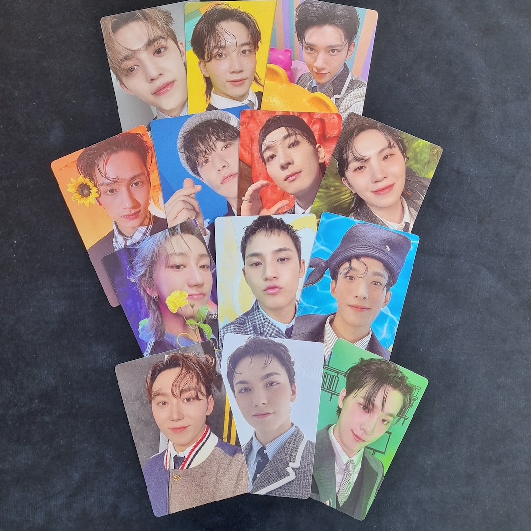 SEVENTEEN official Best Album Photocards - Etsy
