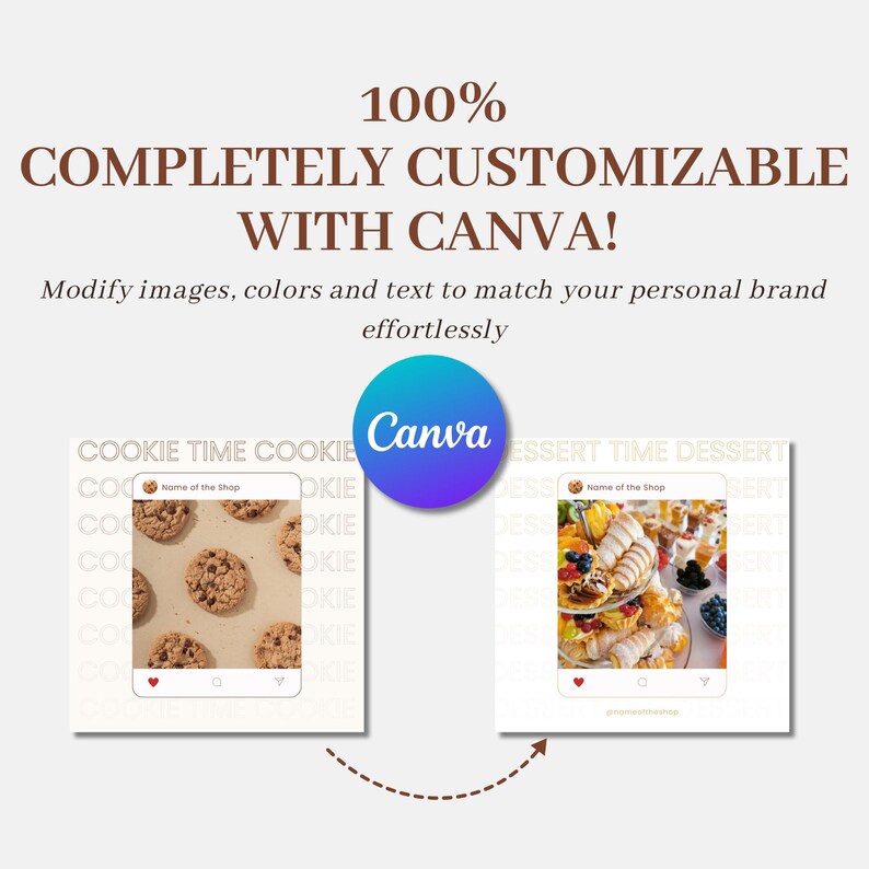40 Patisserie Themed Instagram Post and Story Templates Patisserie ...