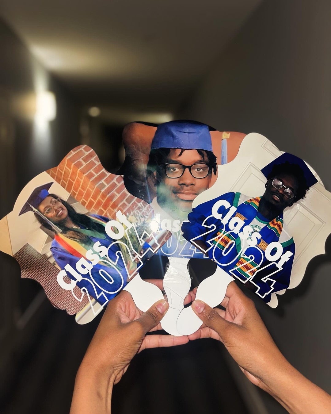 12pc Custom Graduation Fans - Etsy