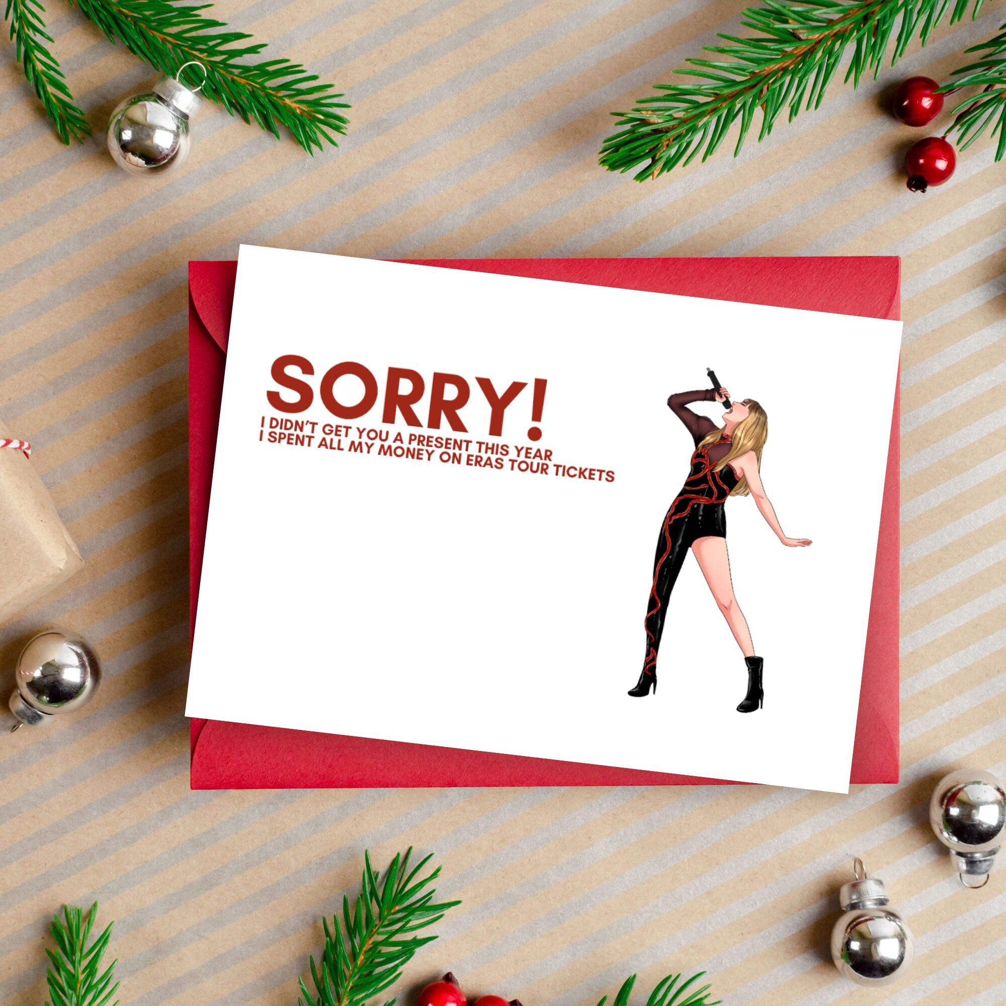 Personalized Taylor Swift Inspired Card Include Your Own Text - Etsy